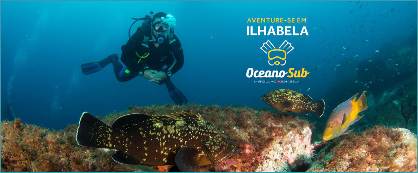 Oceano Sub Atividades Subaquáticas. Base Ilhabela, São Paulo e Suzano